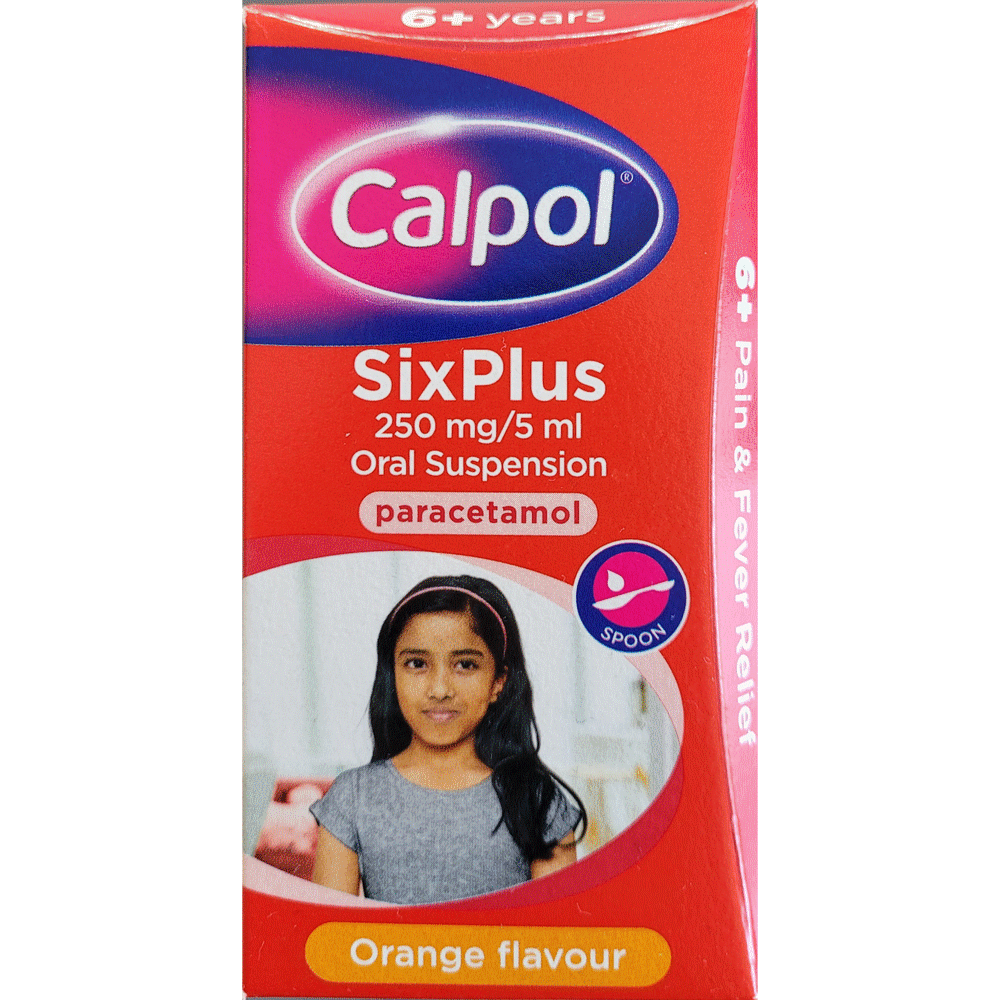 Calpol Six Plus 60ml A Taste of Home | Webshoplocatie.nl