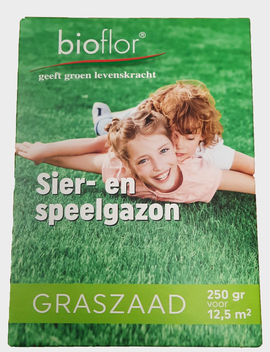Bioflor Graszaad Sier- en speelgazon 250 gram F.T. products ...