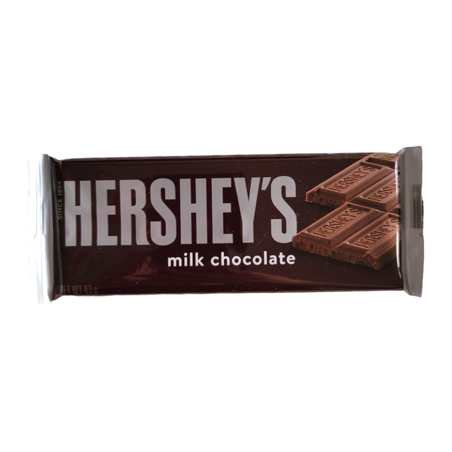 Hershey's Milk Chocolate Bar, 43g | Webshoplocatie.nl